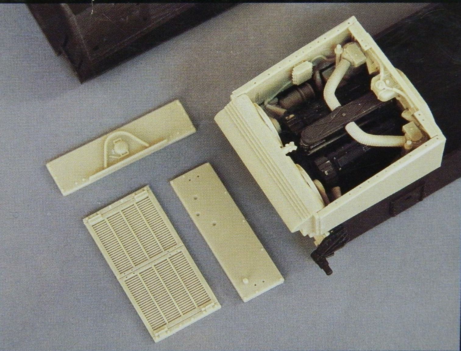 M4A3 (Tamiya) Build #1 – Parts Layout and Constructing the Engine ...