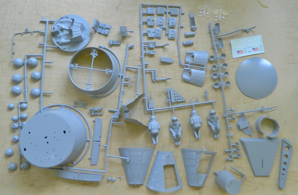 Gemini (Revell) Build #1 – Parts Layout and the Start | Scale Modeling ...